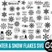 Winter Snow Svg Bundle, Sweater Weather SVG, Hello Winter Svg, Let It ...
