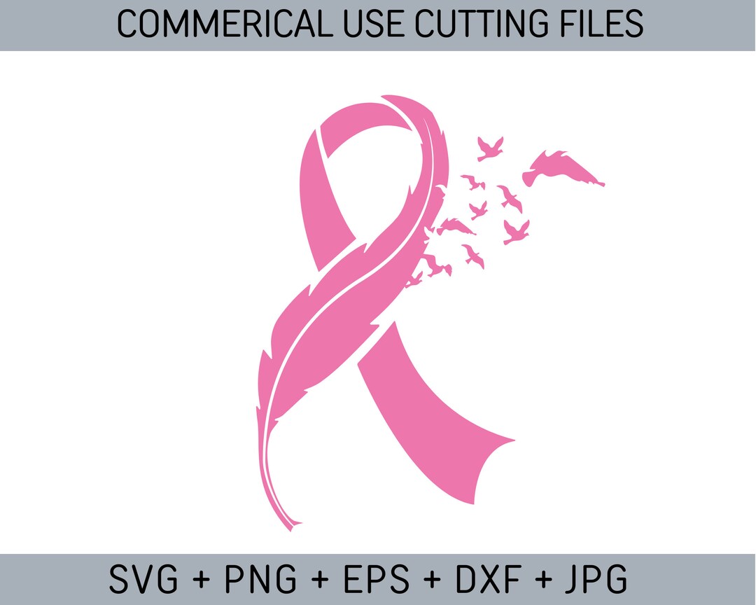 Breast Cancer SVG, Pink Ribbon, Cancer SVG, Cancer Awareness Svg,cancer ...