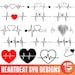 Heart Beat Svg Bundle, ,heart Beat Svg, Healthcare, Heartbeat Clipart ...