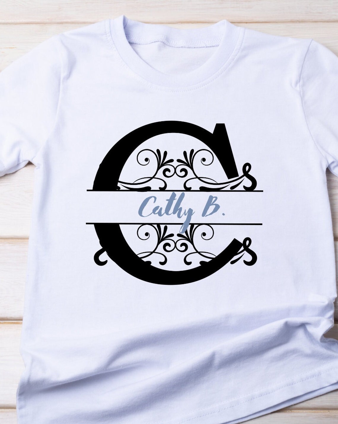 Split Monogram SVG Family Name SVG Split Alphabet Svg | Etsy