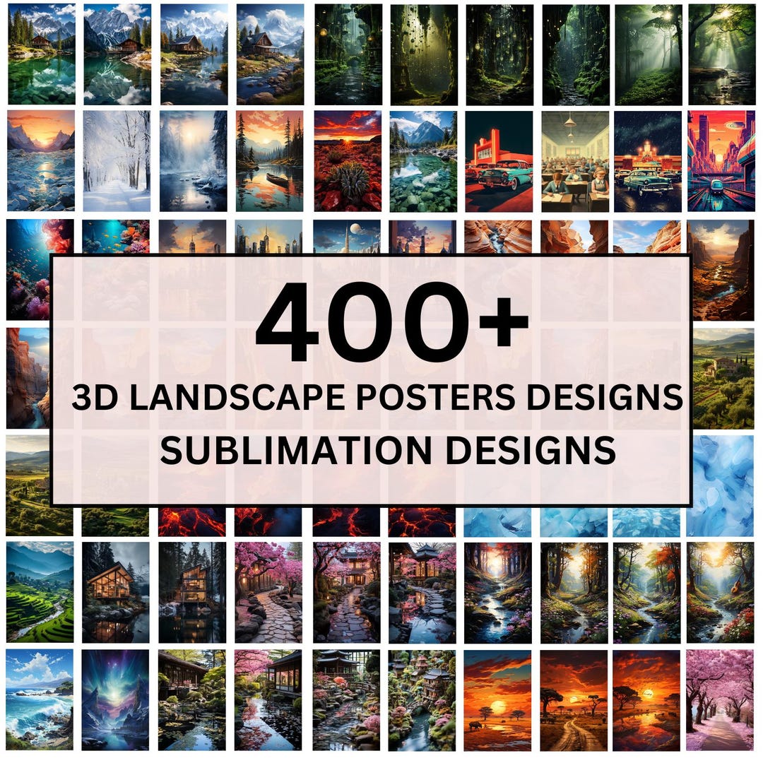 400+ Land Scape Posters Midjourney Prompts, Landscape Poster Designs ...