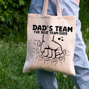 Daddy's Team Best Dad Ever Bundle, 1-8 Fist Bump Father's Day, Daddy ...