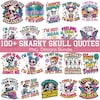 Lost Cause PNG, Snarky Skeleton Clipart, Punk Skeleton PNG, Punk ...