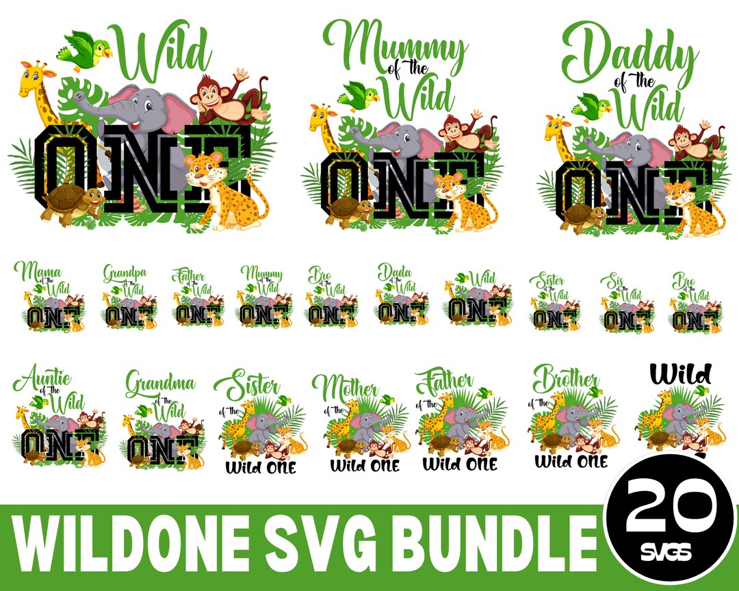 Wild One Family Matching Png mother of the Wild One Png Zoo - Etsy