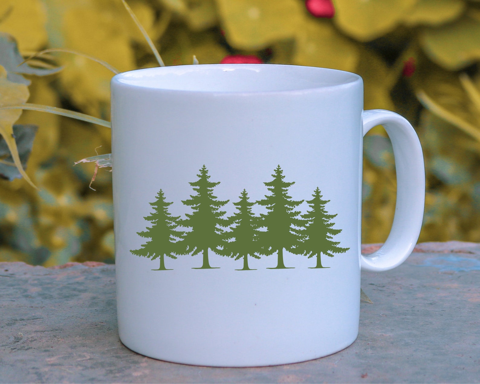 Forest Svg Pine Tree Border Svg Pine Tree Tree Line Svg - Etsy