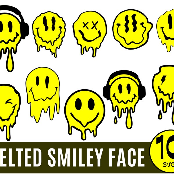 Smiley Face Svg - Etsy