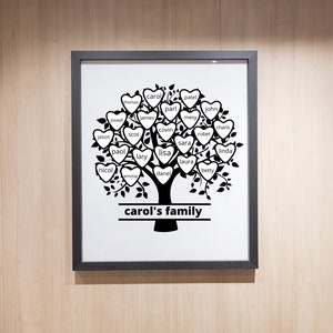 Family Tree Svg 23 Members, Family Reunion Svg, Custom Family Tree Svg ...
