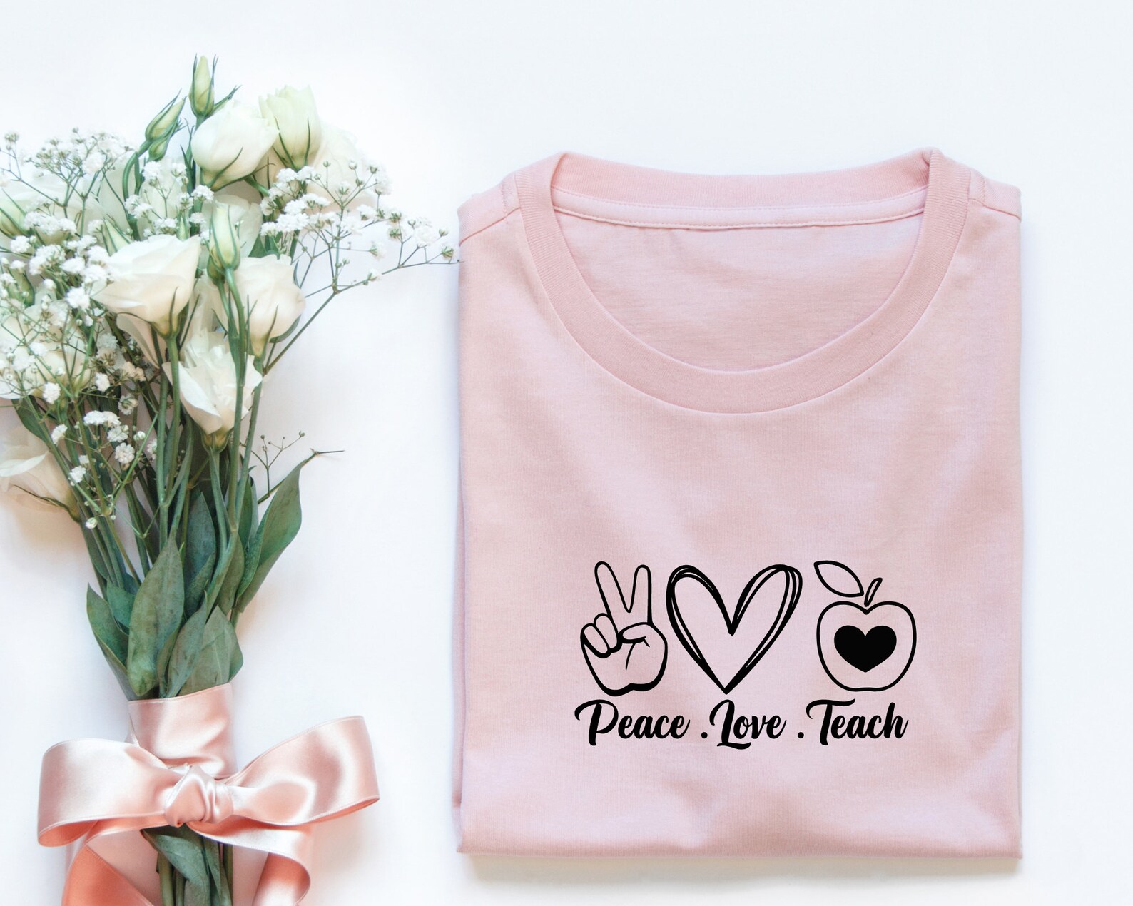 Peace Love Teach Svg Peace Love SVG Teacher Svg Teaching - Etsy