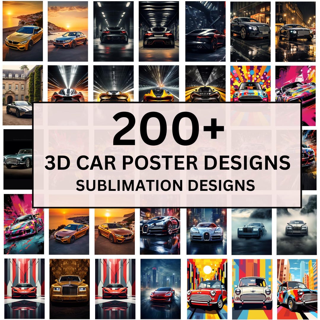 Car Posters Midjourney Designs PNG, Car Poster Designs, Digital Art ...