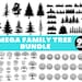 Mega Family Tree With Branches Svg Bundle, Celtic Tree Svg, Split Tree ...
