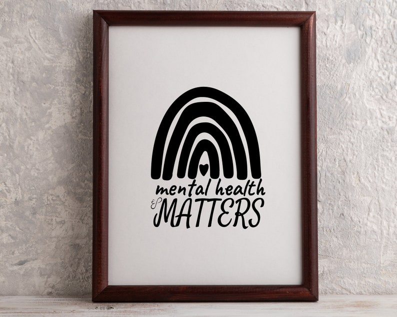 Mental Health Matters Svg Mental Health SVG Bundle Positive - Etsy