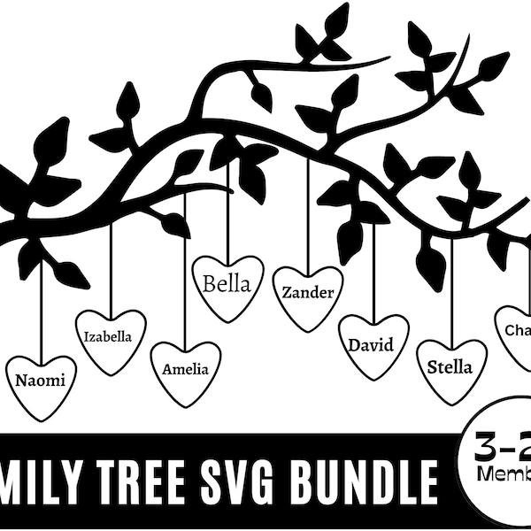 Square Family Tree - Etsy