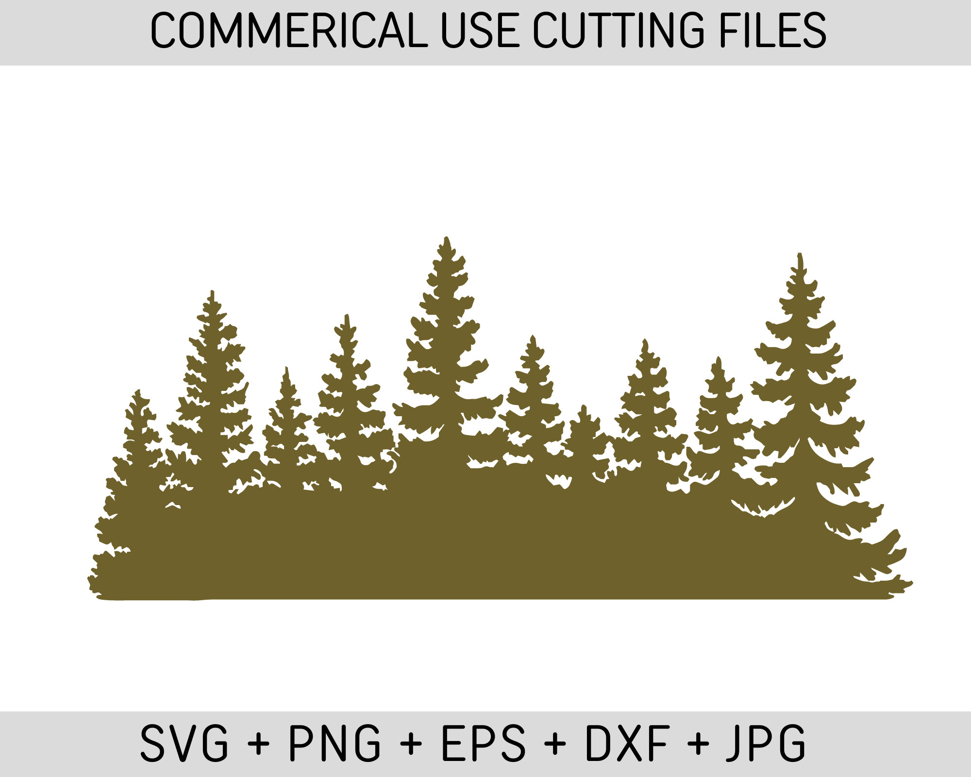 Pine Tree Border