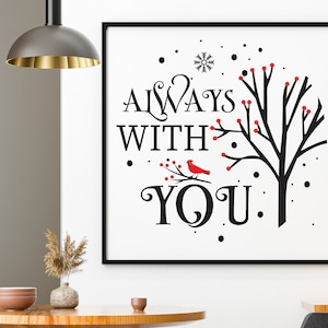 Cardinal Svg, Cardinal Memorial Quote Plotter Svg, Christmas Cardinal ...
