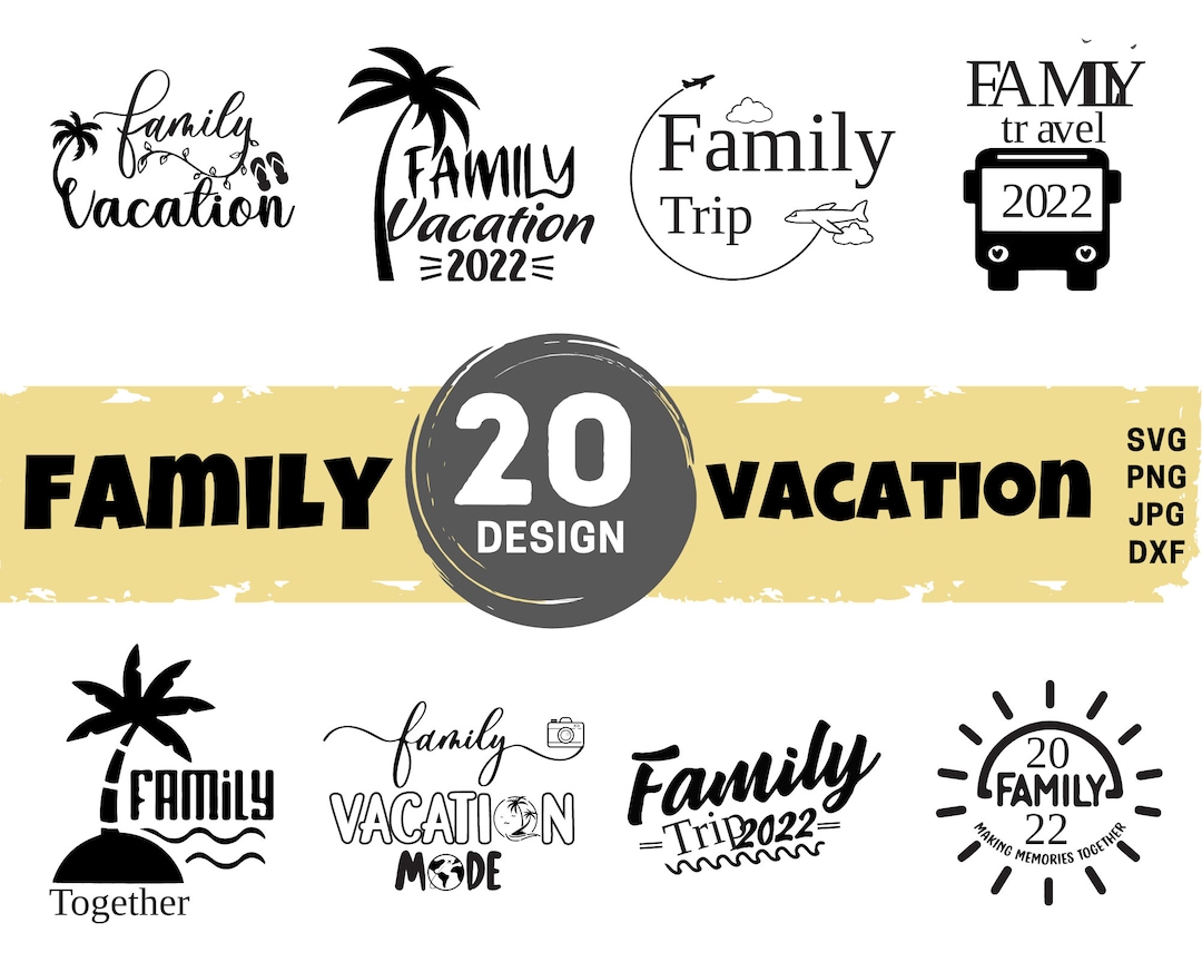 Family Svg Bundle Family Vacation Svg Vacation Svg Summer - Etsy Canada