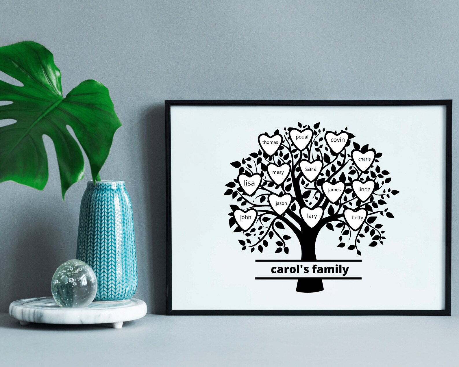 Family Tree Svg 13 Members, Family Reunion Svg, Custom Family Tree Svg ...