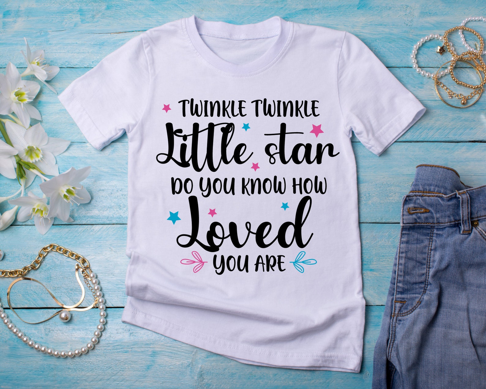 Twinkle Twinkle Little Star SVG Laser Ready File DIY Beautiful - Etsy