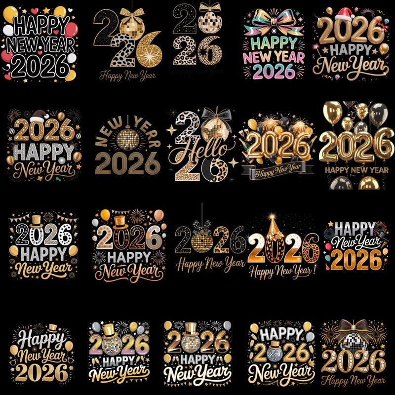 New Years Arts Crafts - Etsy UK