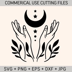 Boho Moon Svg Hand Drawn, Boho Rainbow Svg, Boho Svg, Hippie Svg Bundle ...