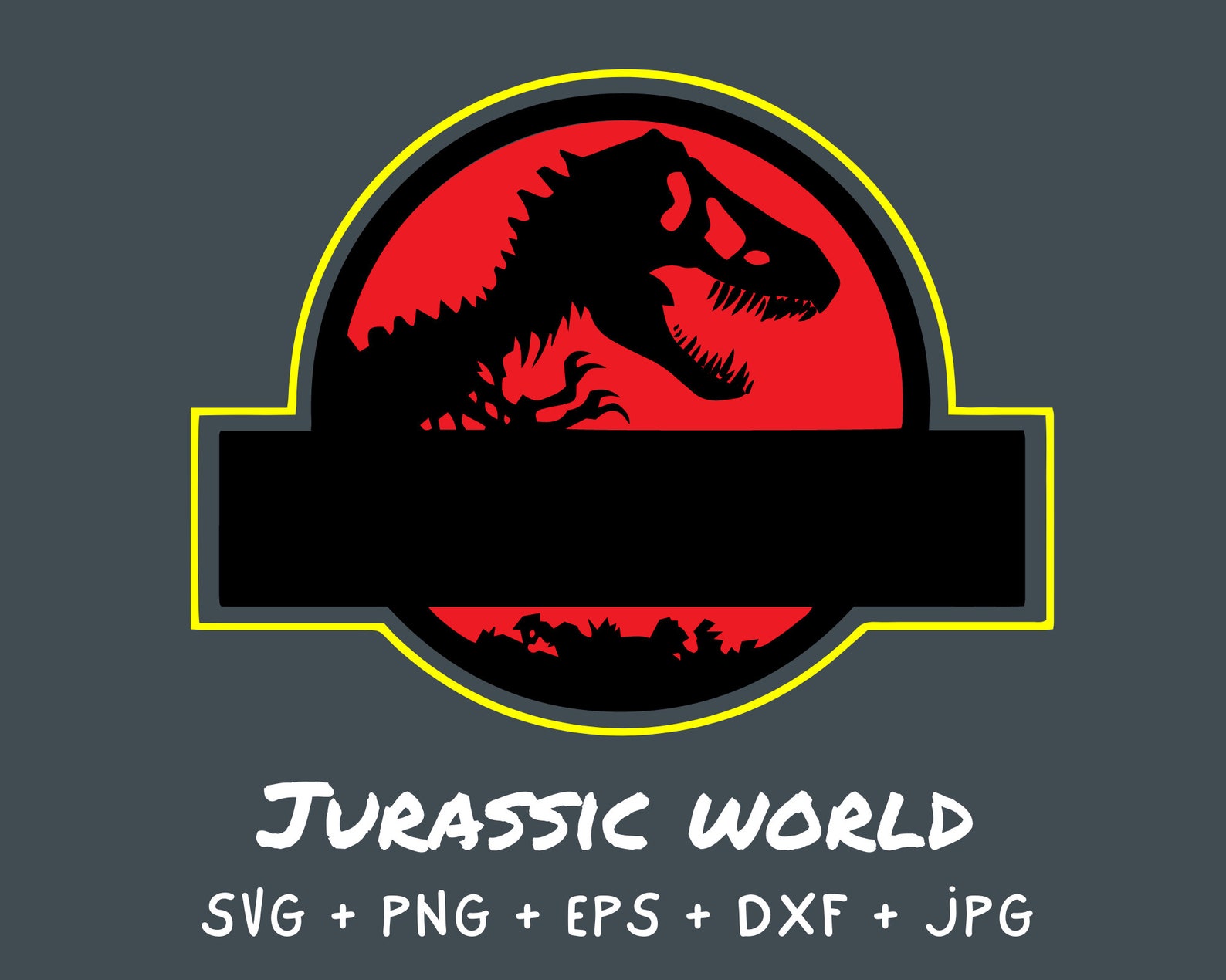 Jurassic Park Svg Jurassic World Png Jurassic World Svg Etsy