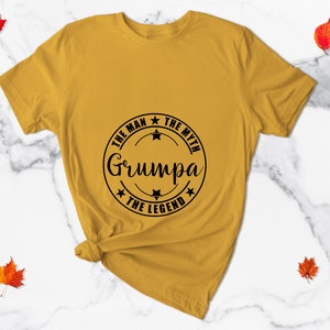 Grumpa Svg, Grumpa the Man the Myth the Legend Svg, Grandpa Svg, Dad ...