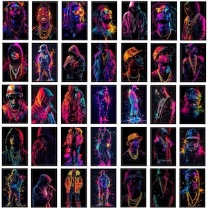 450+ Hip Hop T Shirt PNG Bundle, Rapper T Shirt Designs, Rap-themed ...