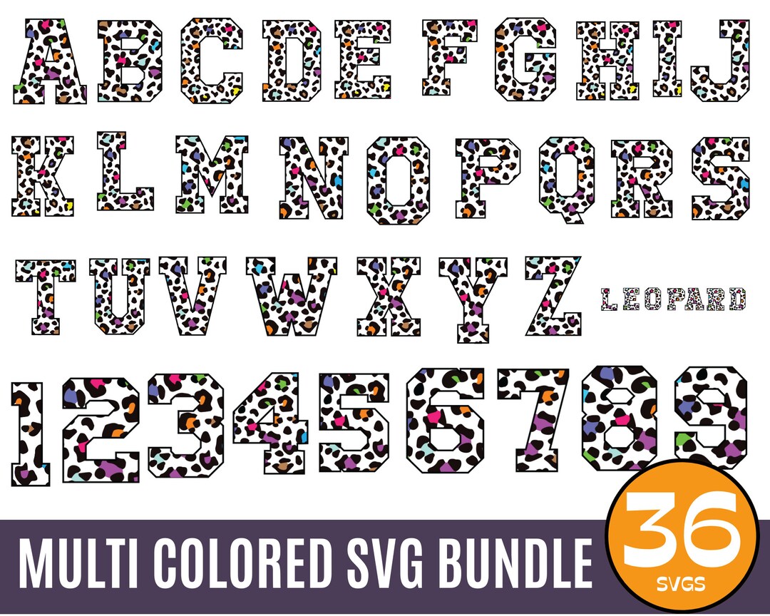 36 Multi Colord Svg, Print Alphabets Svg, Child Blocks Alphabets Svg ...