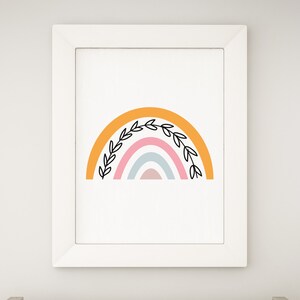 Boho Rainbow Mega Svg Bundle, Cute Rainbow, Rainbow Svg, Hand Drawn ...