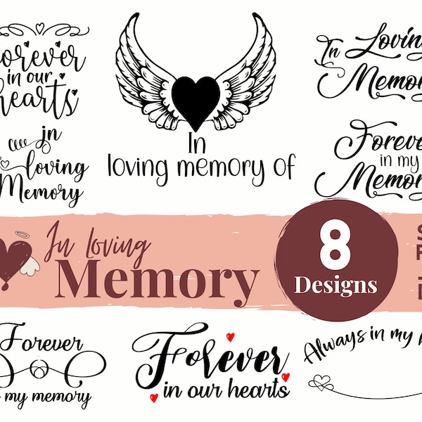 In Loving Memory Svg - Etsy