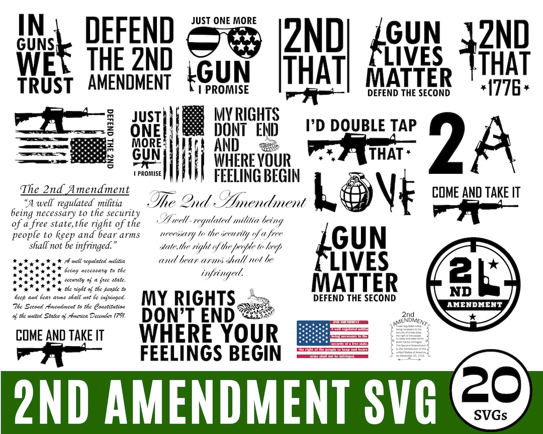 2nd Amendment Svg Bundle 2nd Amendment Tattered Flag File - Etsy