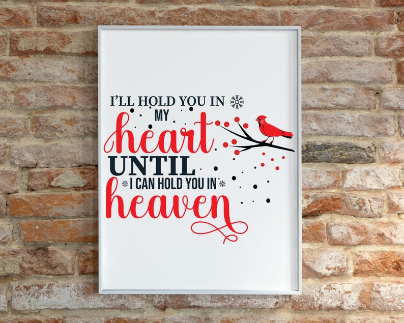 Cardinal Svg, Cardinal Memorial Quote Plotter Svg, Christmas Cardinal ...