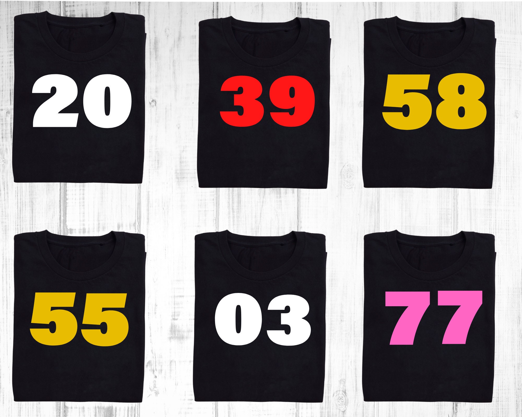 Sport Numbers Svg Jersey Numbers Svg Football Svg Football | Etsy