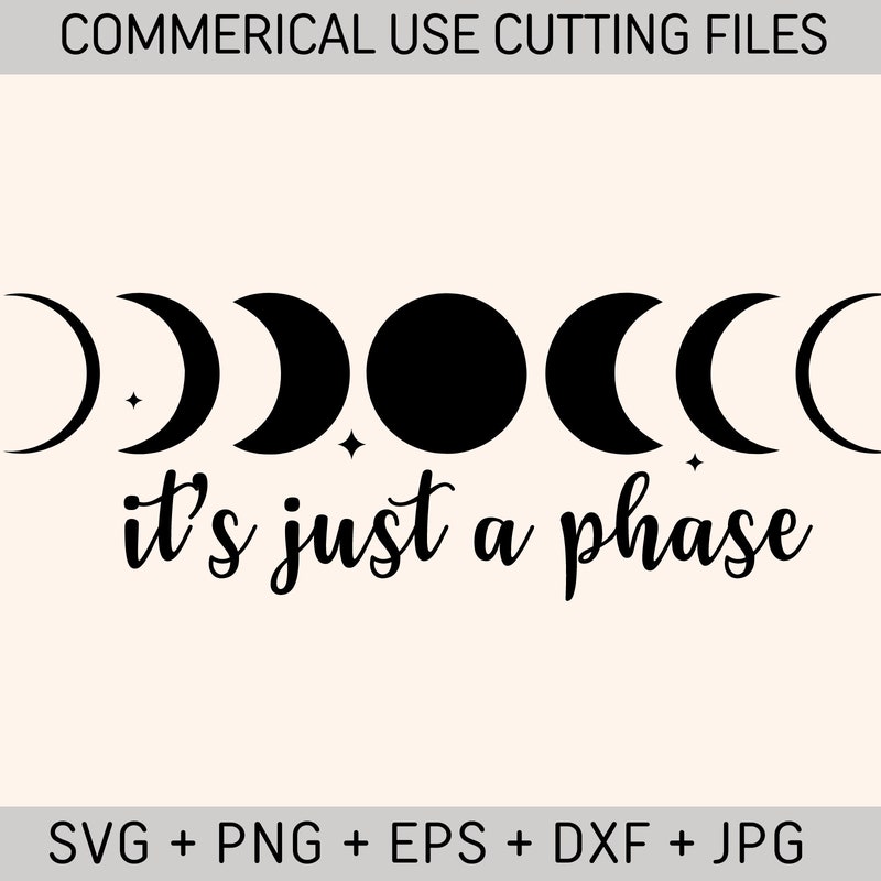 Just a Phase Moon - Etsy
