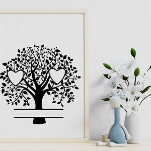 Family Tree Svg 2 Members, Tree of Life Svg, Family Reunion Svg, Family ...