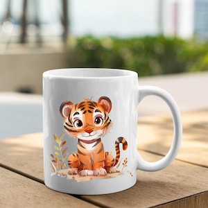 Safari Animals Clipart PNG, Cute Jungle Animals Bundle, Watercolor ...