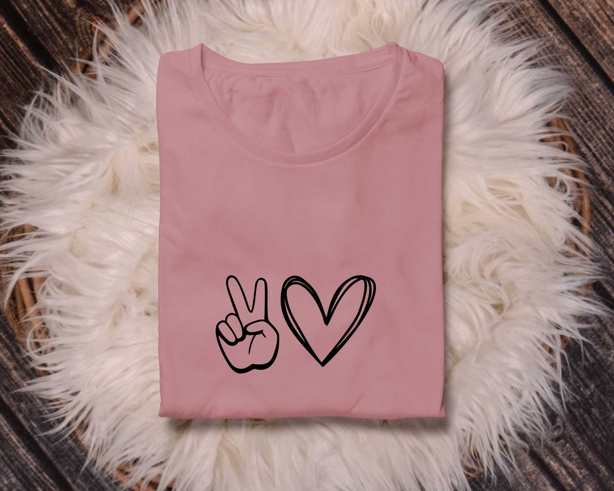 Peace Love Svg Hand Peace Sign Svg Png Peace Hand Svg Peace Etsy