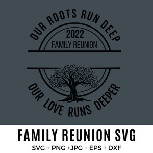 Our Roots Run Deep Shirt Design SVG Family Reunion Tree SVG - Etsy