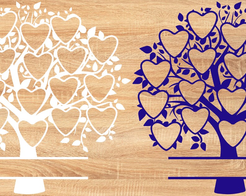 Family Tree Svg 19 Membesrs Tree of Life Svg Family Reunion - Etsy