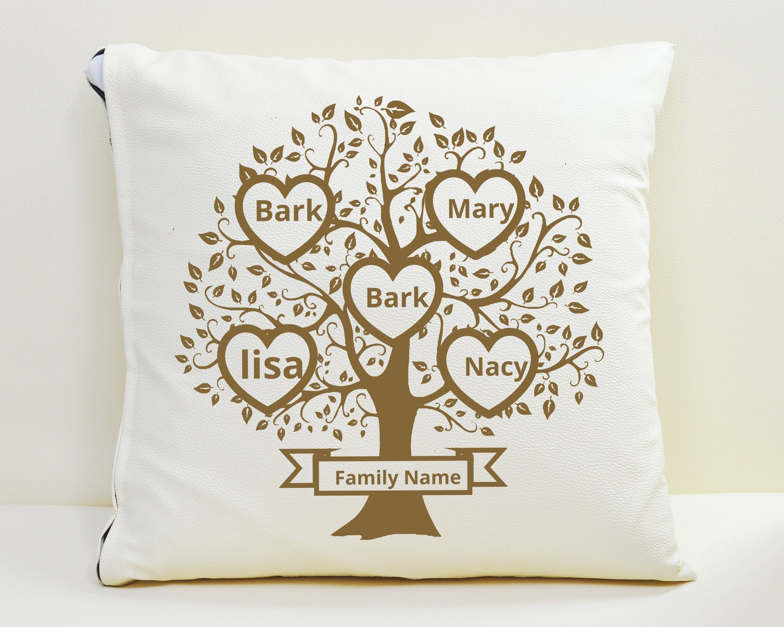 Family Tree 5 Member Svg, Family Heart Tree Svg, Family Reunion Svg ...