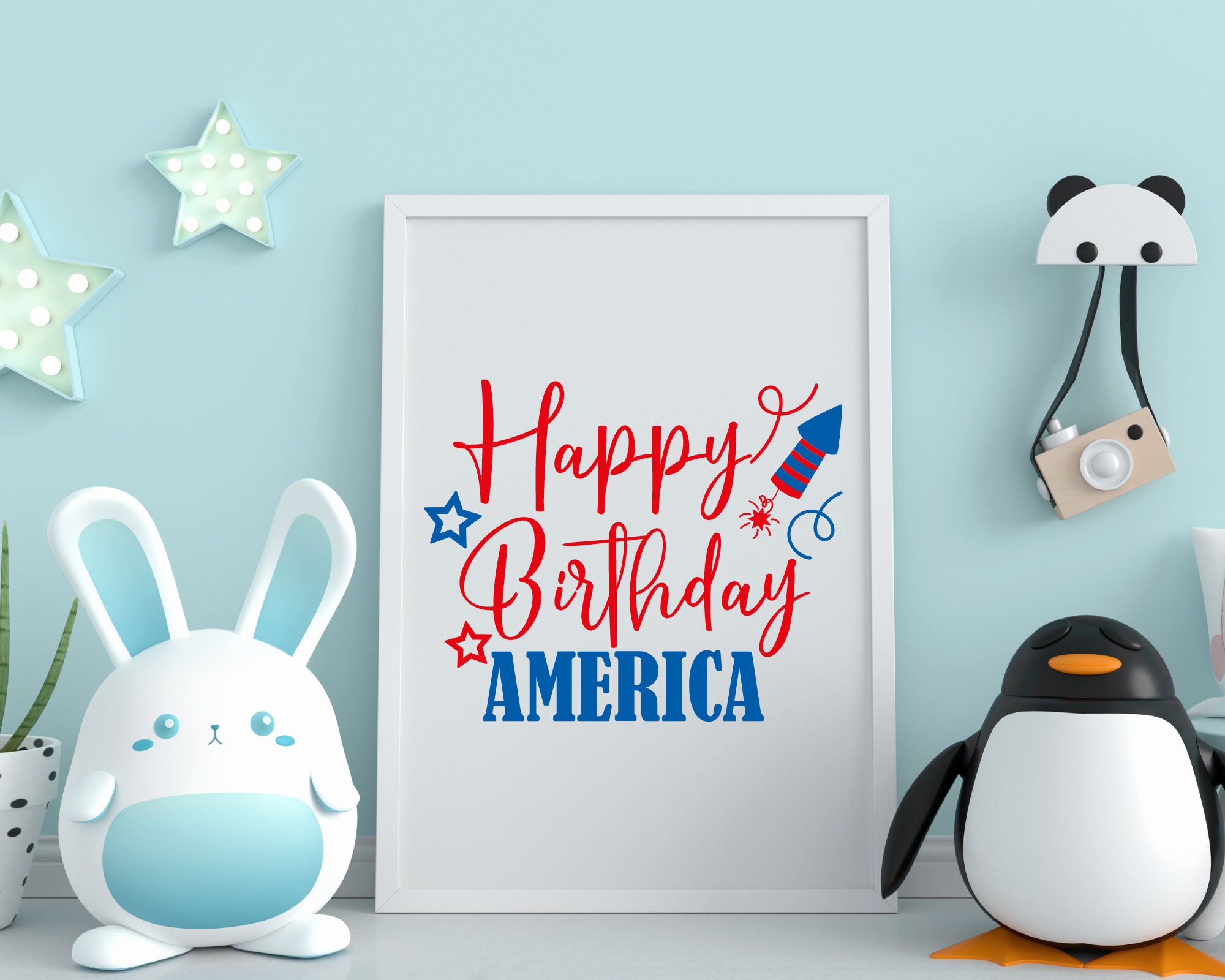 Happy Birthday America Svg 4th of July SVG Fourth of July - Etsy