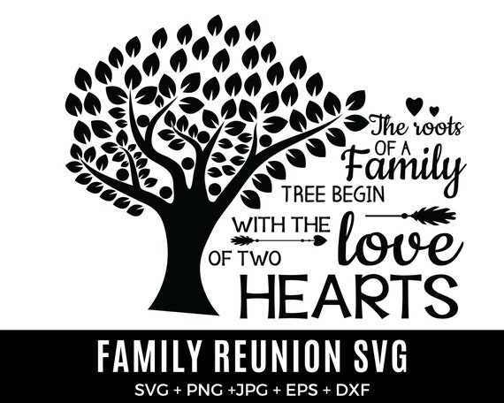 Our Roots Run Deep Shirt Design SVG Family Reunion Tree SVG - Etsy