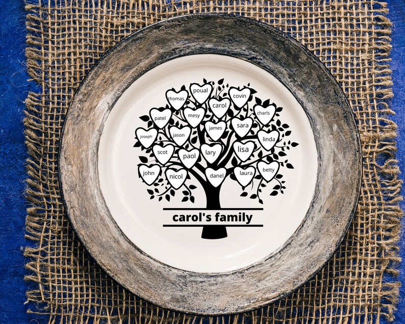 Family Tree Svg 21 Members Family Reunion Svg Custom Family - Etsy