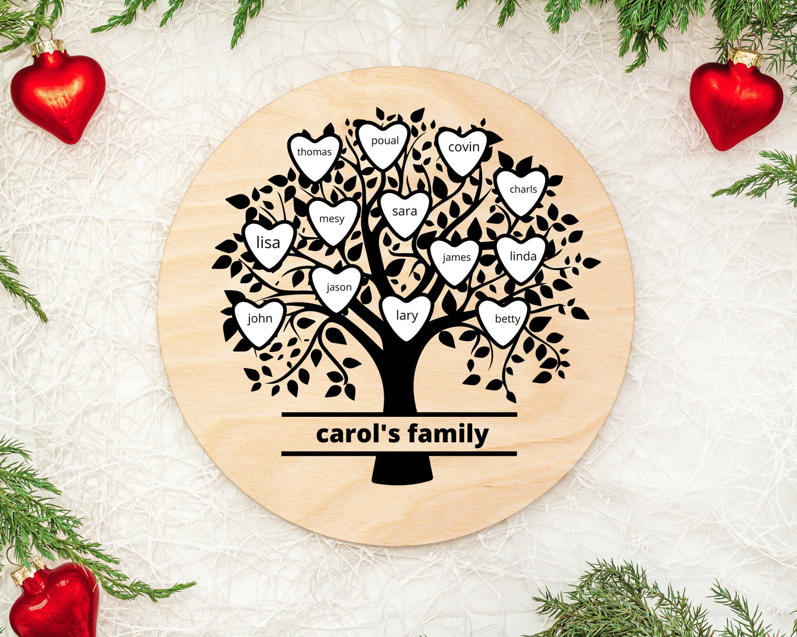 Family Tree Svg 13 Members, Family Reunion Svg, Custom Family Tree Svg ...