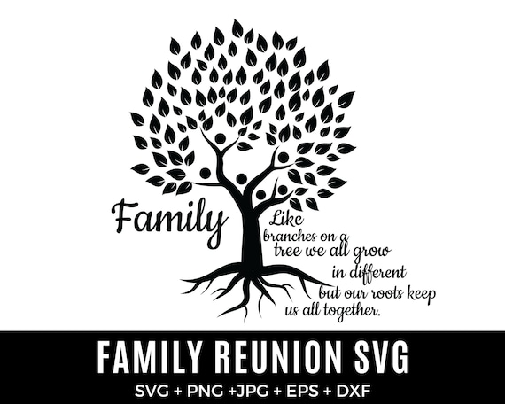 Our Roots Run Deep Shirt Design SVG Family Reunion Tree SVG - Etsy