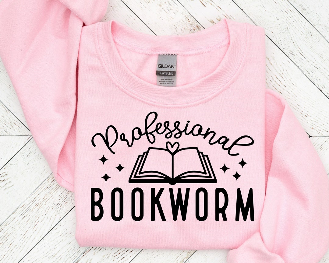 Professianal Bookworm Svg, Book Lover Svg, Reading Svg Bundle, Book ...