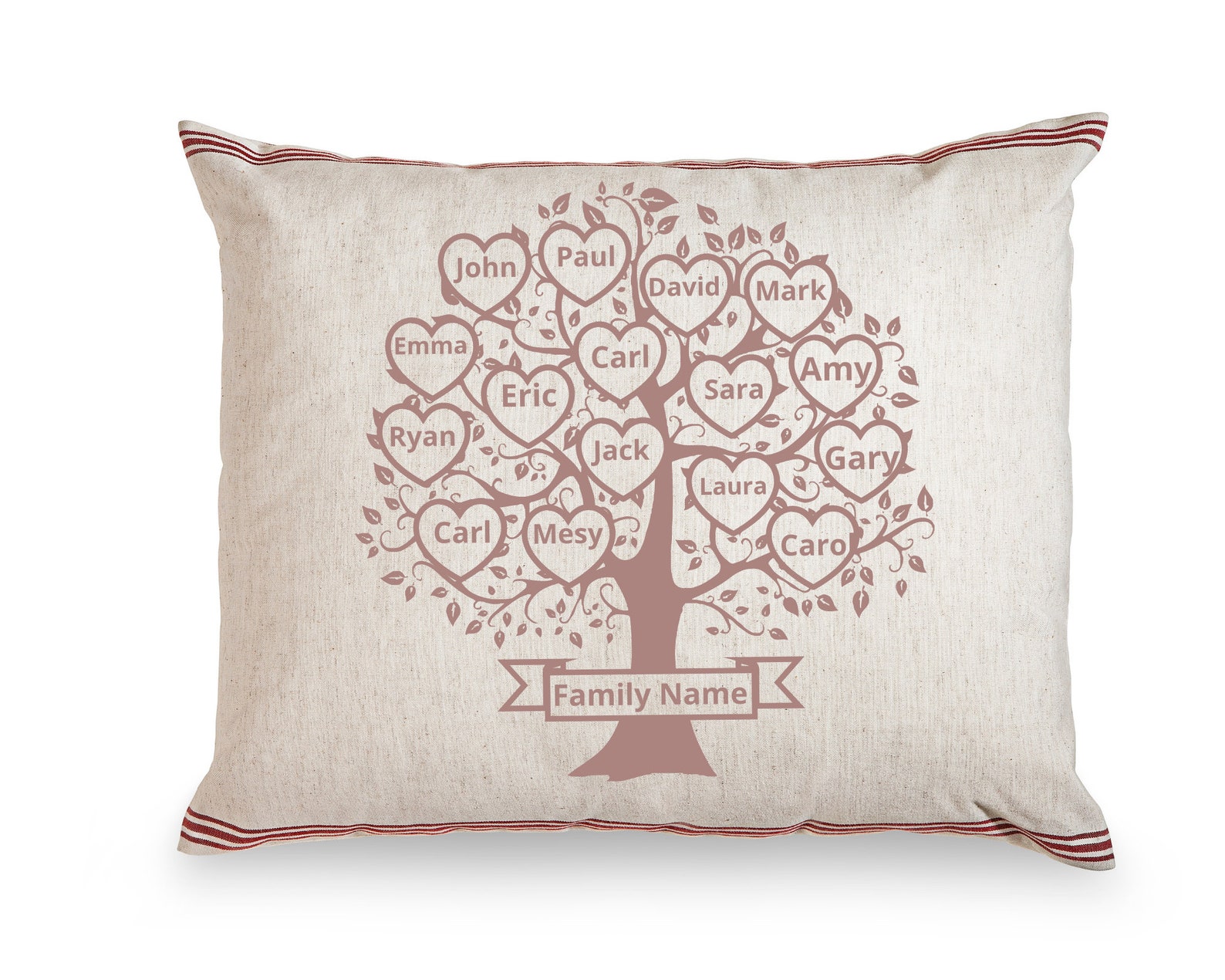Family Tree Svg 16 Members Tree Split Monogram Family Heart - Etsy