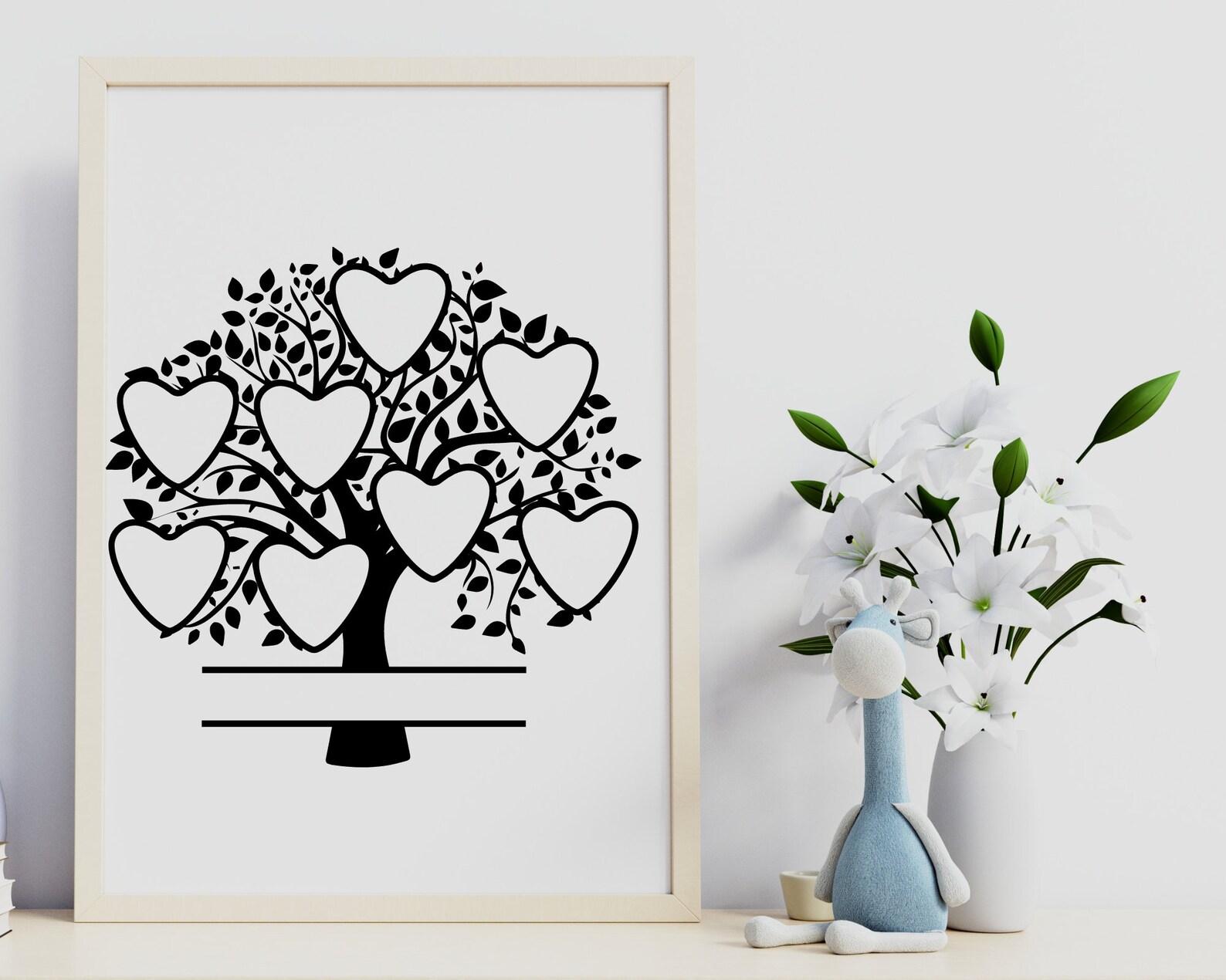 Family Tree Svg 8 Members Tree of Life Svg Family Reunion - Etsy