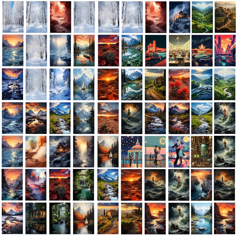 400+ Land Scape Posters Midjourney Prompts, Landscape Poster Designs ...