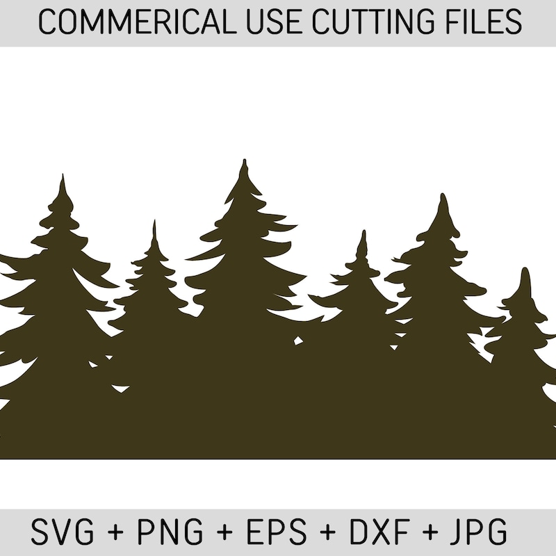 Forest Svg - Etsy