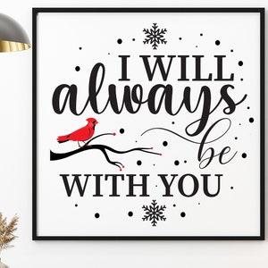 Cardinal Svg, Cardinal Memorial Quote Plotter Svg, Christmas Cardinal ...